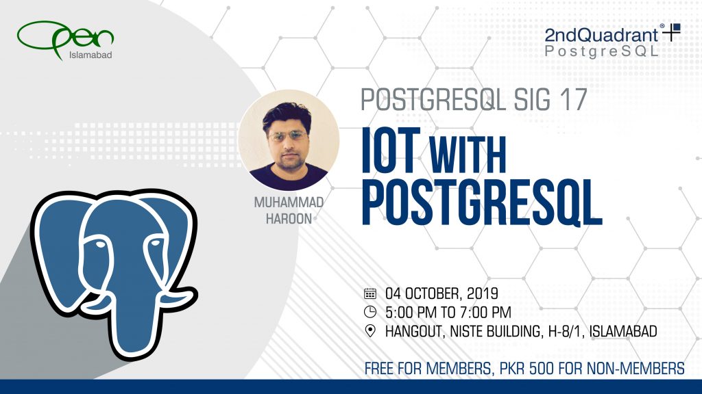 IoT with PostgreSQL - OPEN Islamabad
